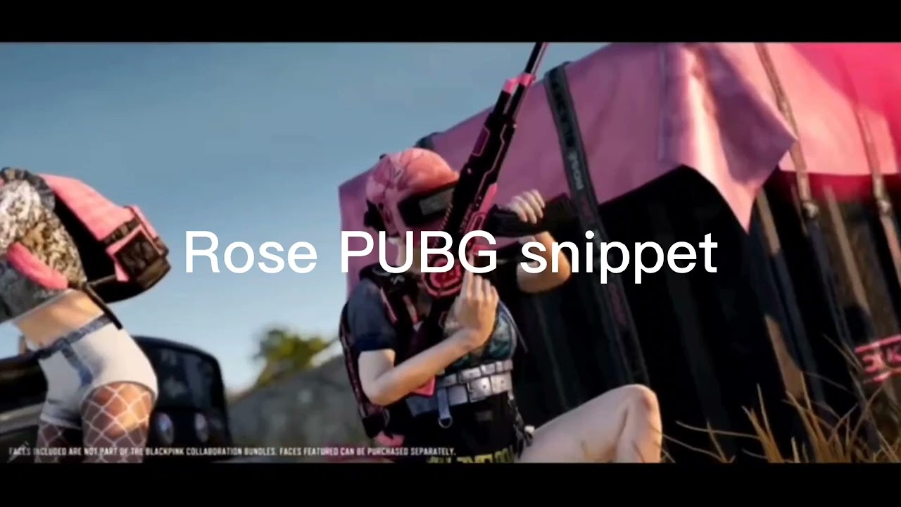 BLACKPINK X PUBG ROSE VOICE SNIPPET 2022 - YouTube