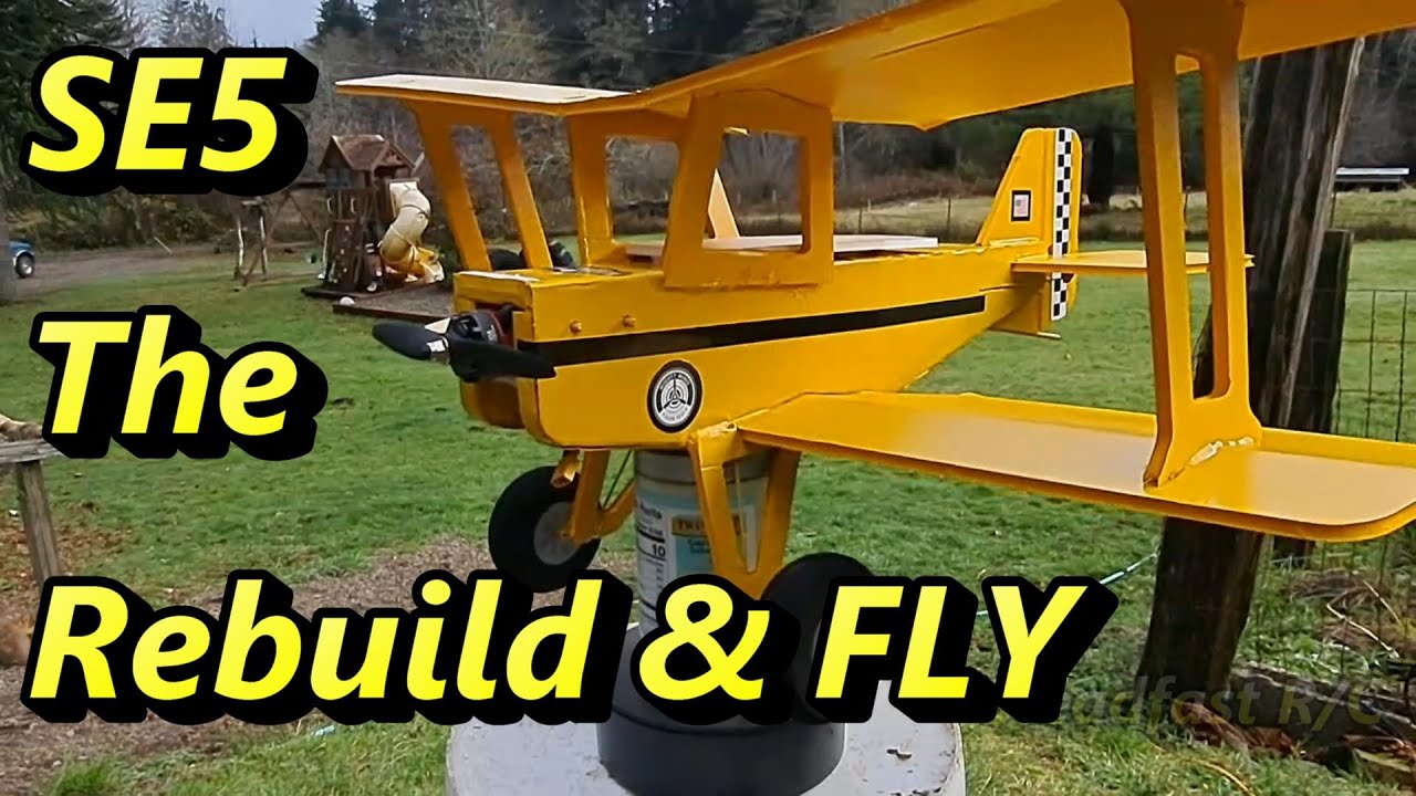 Flight test SE5 the rebuild 5 years later! - YouTube