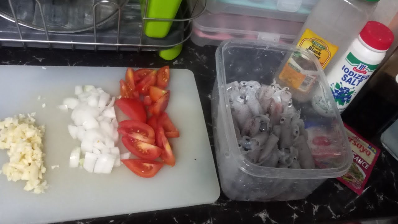 ADOBONG PUSIT at PRITONG BANGUS - YouTube