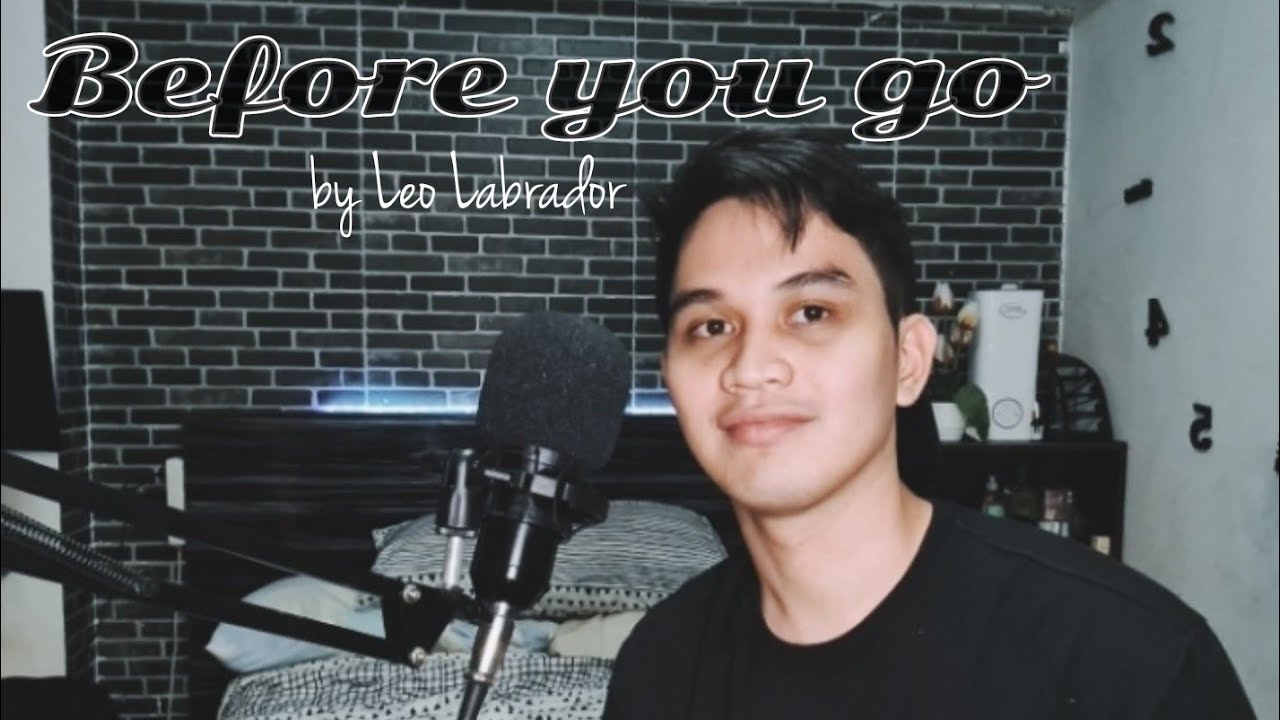 Before You Go by Lewis Capaldi | Leo - YouTube