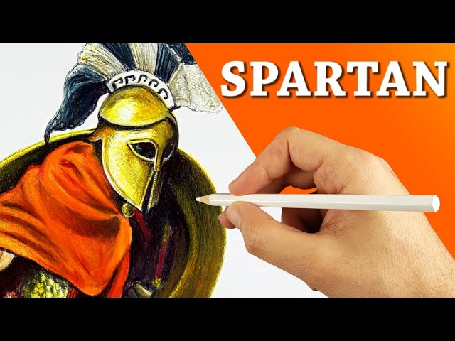 Spartan Drawing With Color
