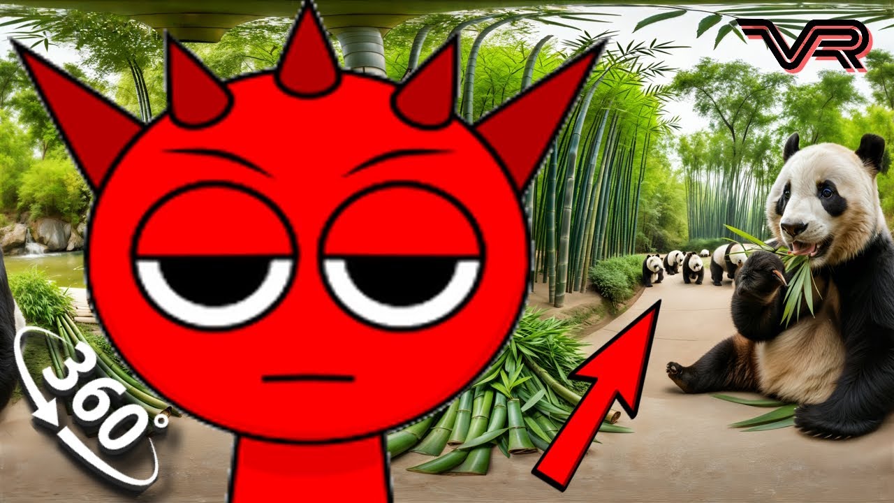 Find Incredibox Sprunki Red Raddy in 360° VR in 15 seconds Animation ...