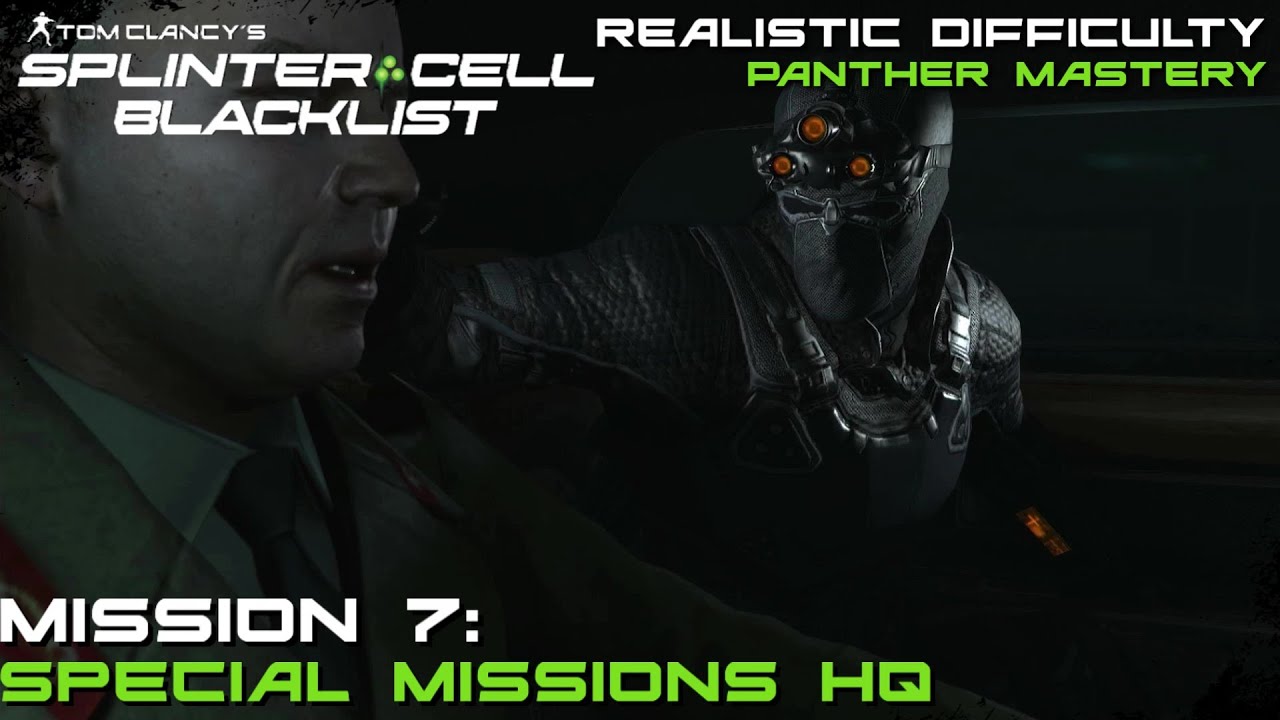 Splinter Cell: Blacklist - Mission 7: Special Missions HQ |Panther ...