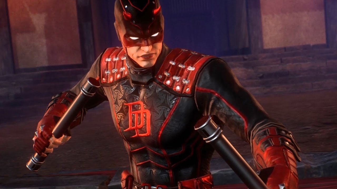 Evil DAREDEVIL VS Black Widow - Game Scene - Marvel Future Revolution ...