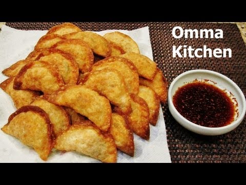 Korean Kimchi Mandoo 김치만두 (Kimchi Dumpling) Korean Side Dish by Omma's ...