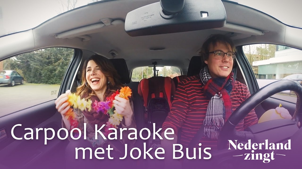 Nederland Zingt: Carpool Karaoke met Joke Buis - YouTube