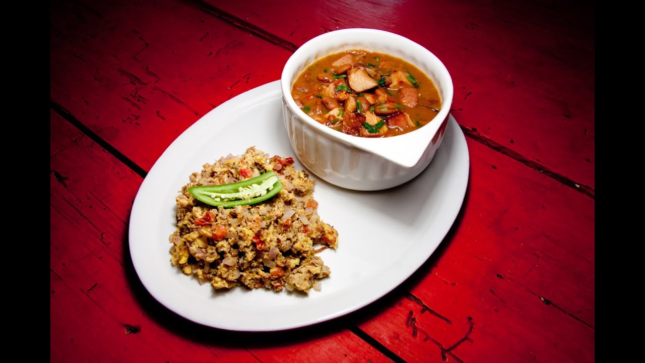 Frijoles Charros y Machaca con Huevo - Cocina tu Refri 122 - Beans with ...