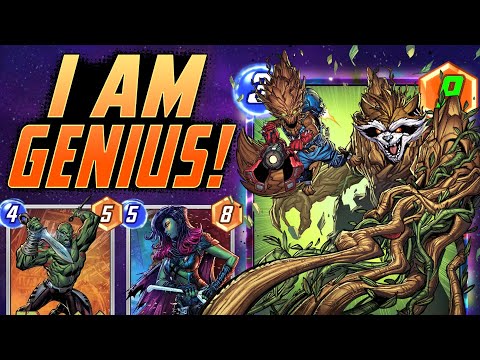 I AM GENIUS. This Rocket & Groot deck is BUSTED!!