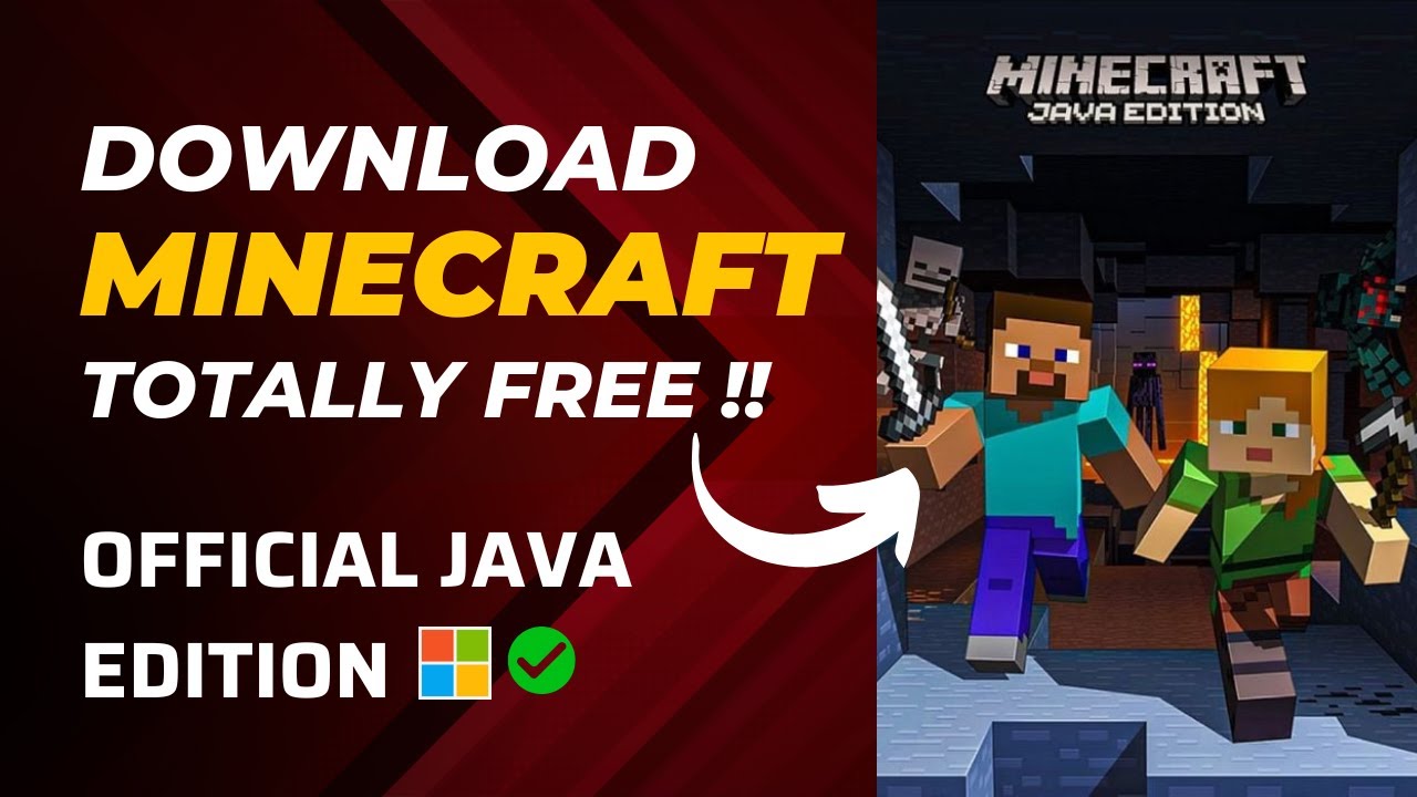 Download MINECRAFT for FREE on Your PC !! | Official Java Edition 2023 - YouTube