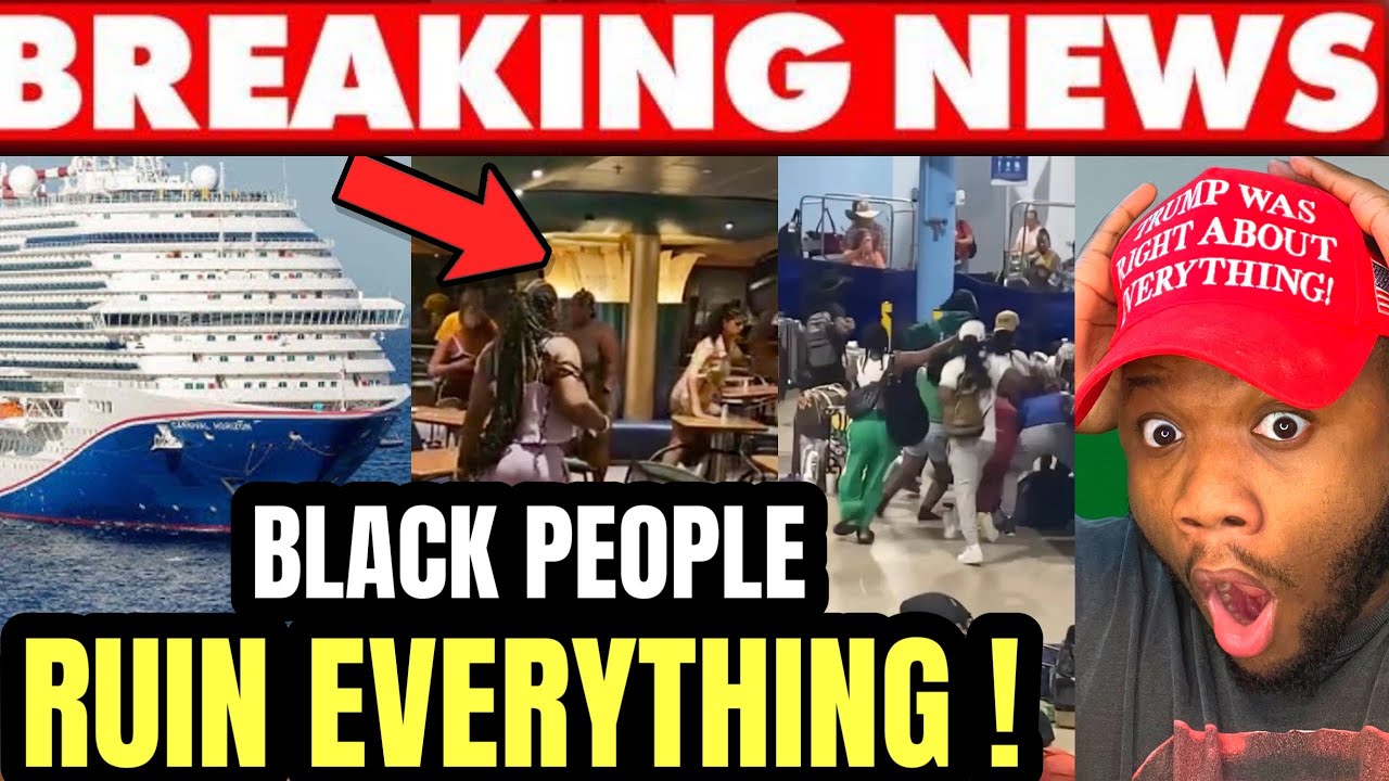 🚨Black People CRY RACISM After Carnival Cruise BANS GHETTO Behavior ...