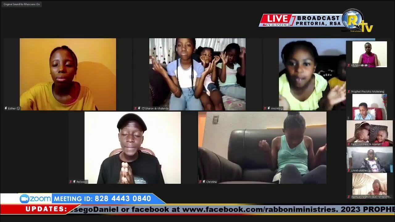 08 APRIL 2023 SATURDAY LIVE BROADCAST SERVICE WITH PROF. LESEGO DANIEL AND SONS PART 1 - YouTube