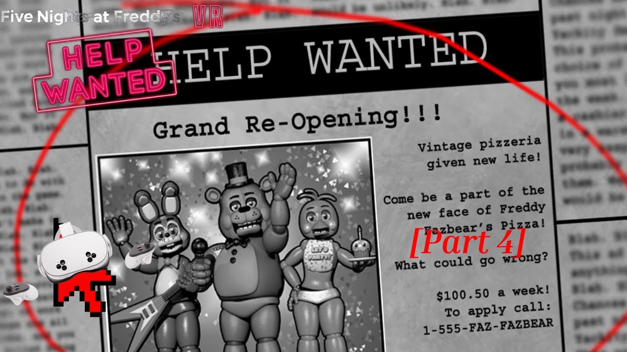 Novo turno em outra pizzaria! | Five Nights at Freddy's VR Help Wanted ...