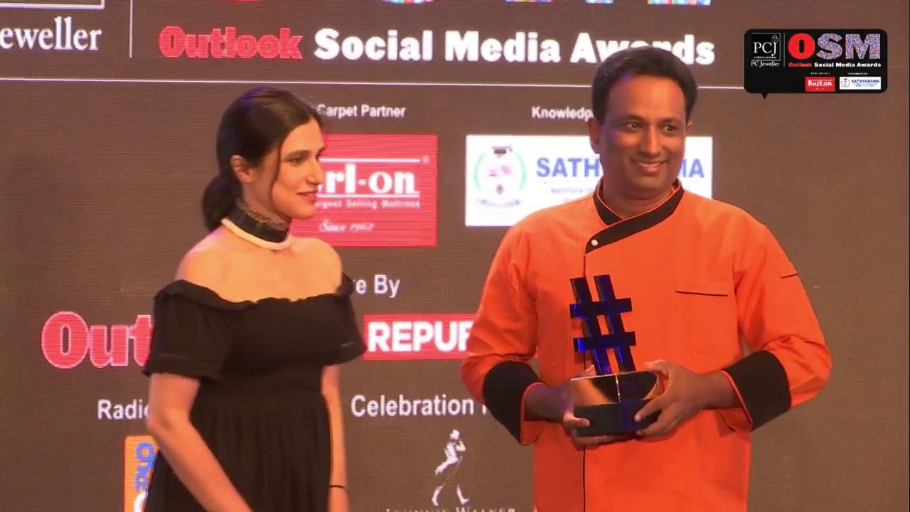OSM Foodie/Chef of the Year - Vahrevah Chef, Sanjay Thumma - YouTube