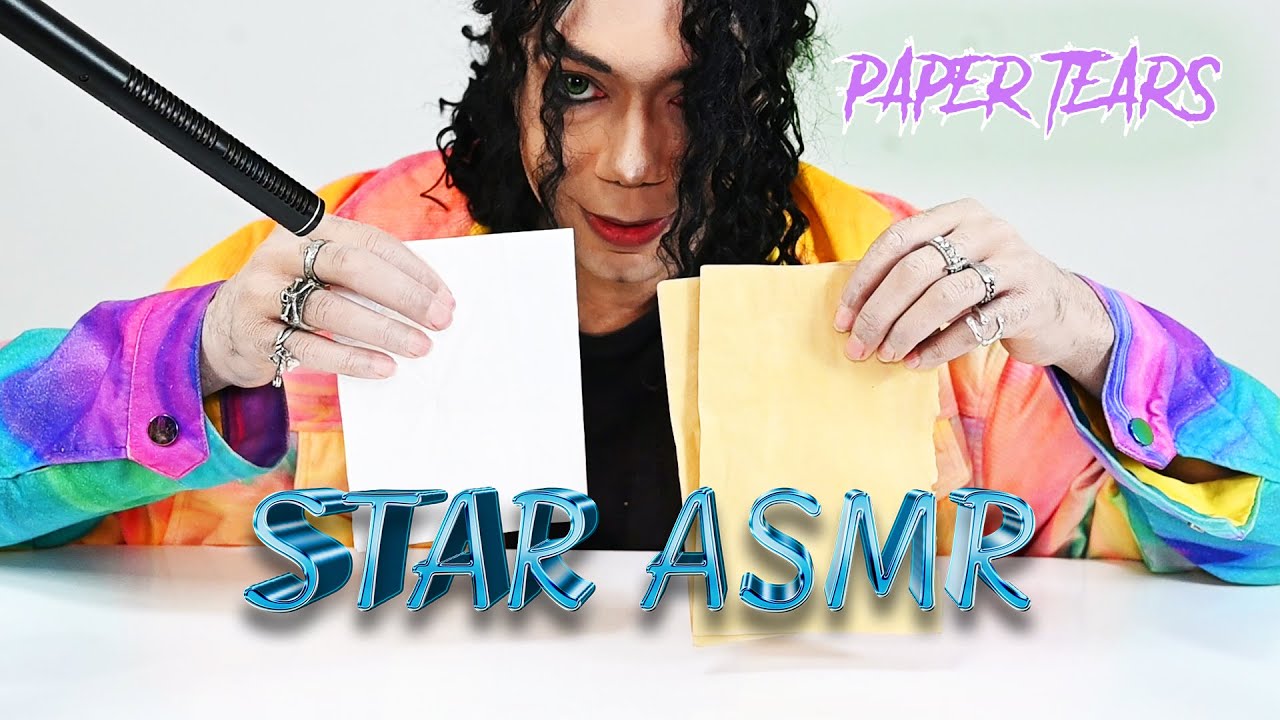 ASMR | Paper Tears | STAR ASMR | Michael Jackson Lookalike - YouTube
