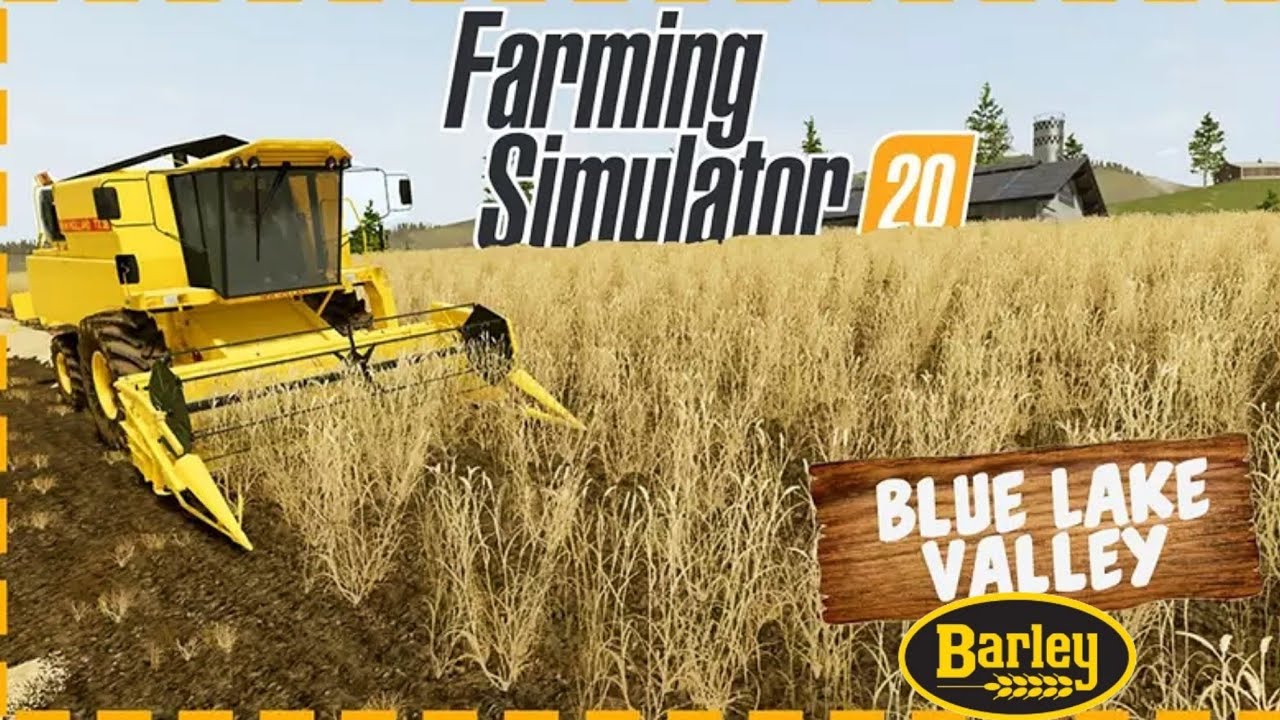 Farming simulator 20 || in barley farming || Gaming onus || timelapse ...