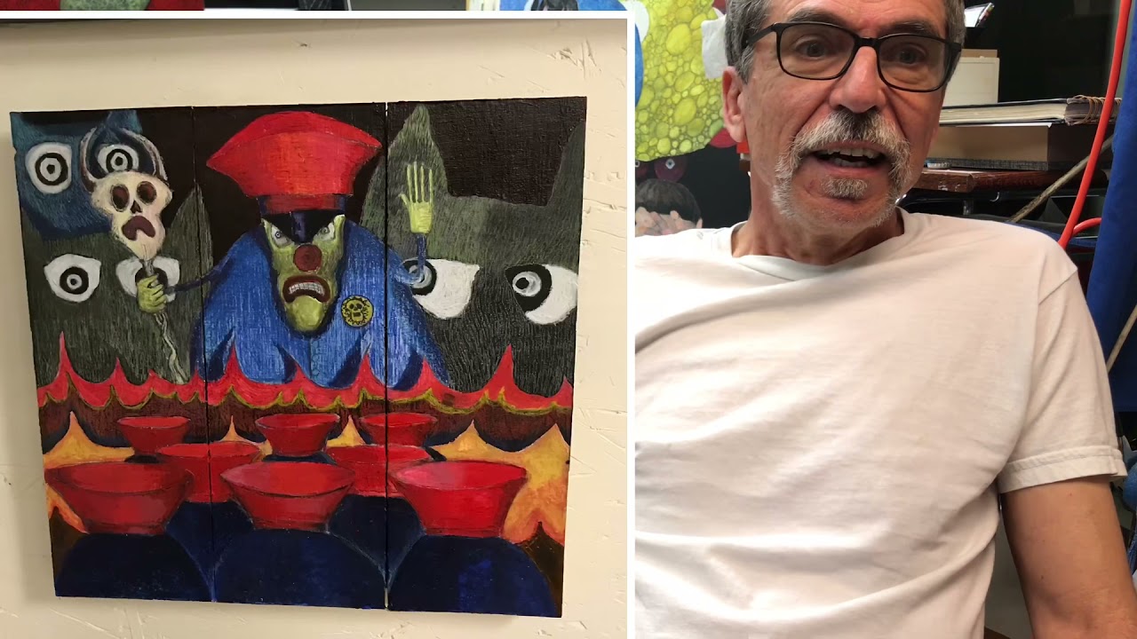 Tucson Artist Curtis Alan Kiwak virtual studio tour - YouTube