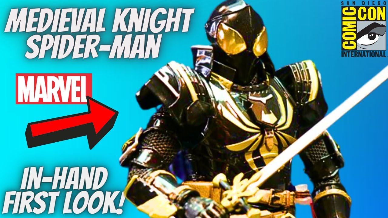 Spider-Man Medieval Knight Spider Man Figure SDCC 2023 Exclusive - Get ...
