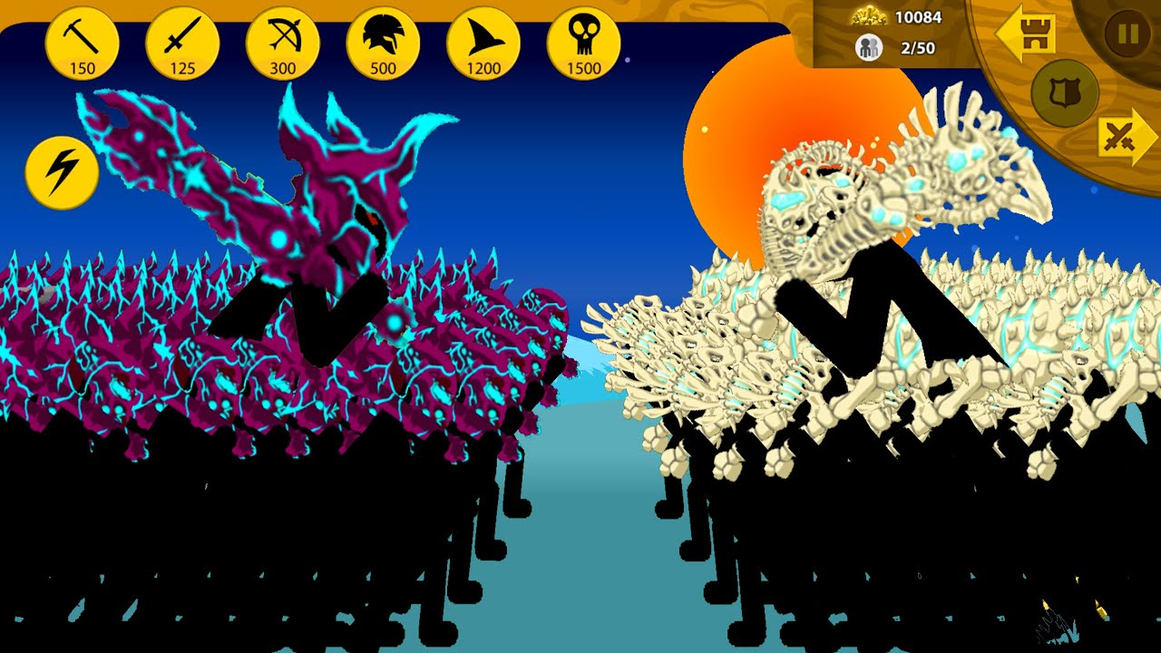 WAR OF GIANT, ARMY VAMPIRE GIANT VS ARMY SAVAGE GIANT | STICK WAR ...