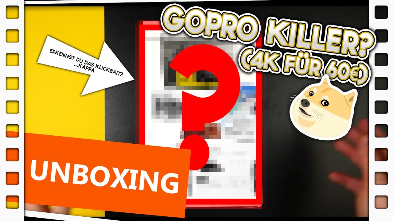 🎬 [Unboxing] 4K GoPro Killer? | 60€ China Action Cam! - YouTube