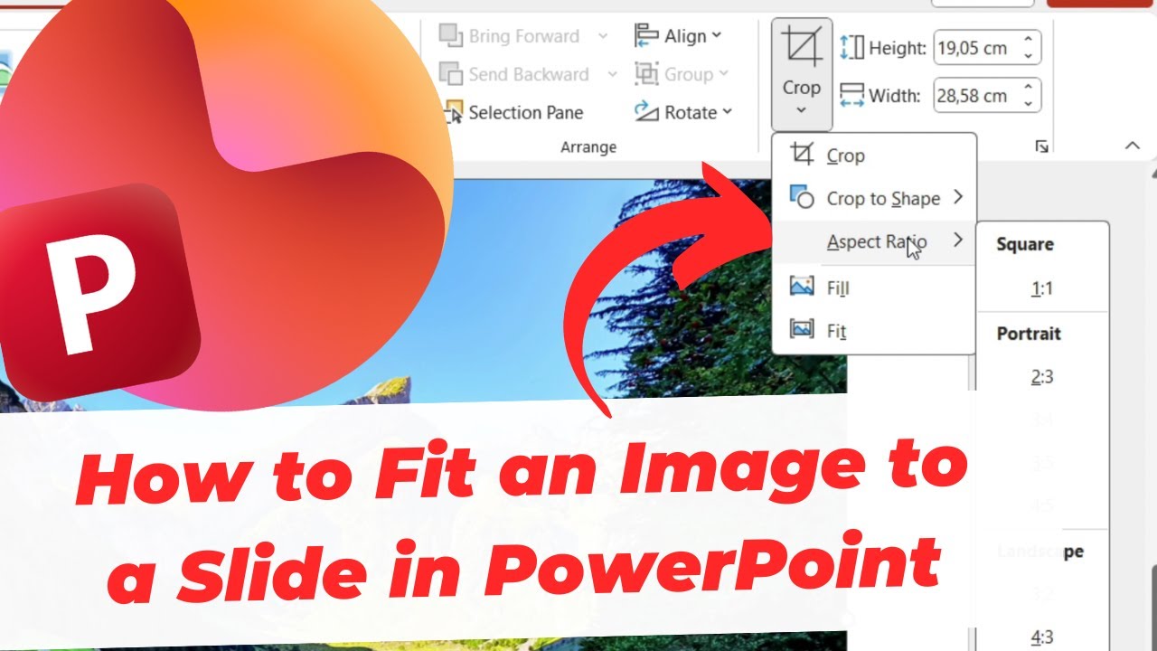 How to Fit an Image to a Slide in PowerPoint - YouTube