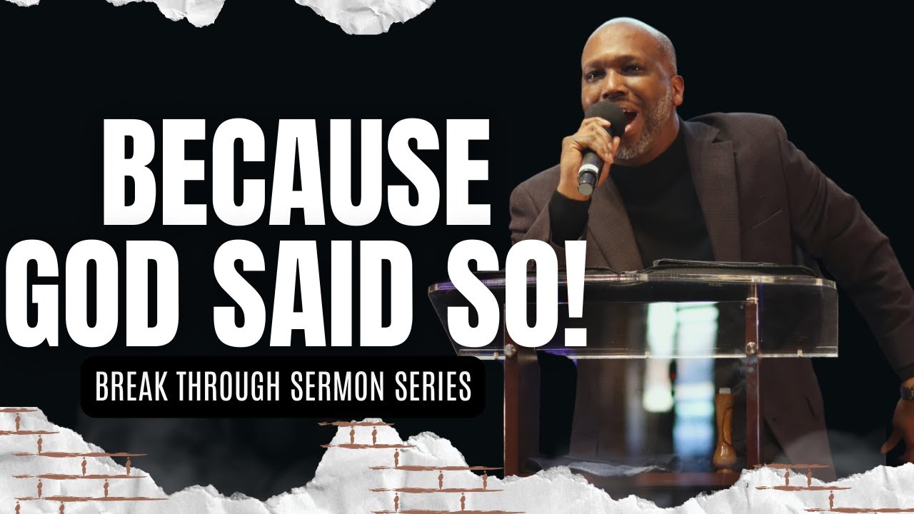 Because God Said So // Sunday Morning Service - YouTube
