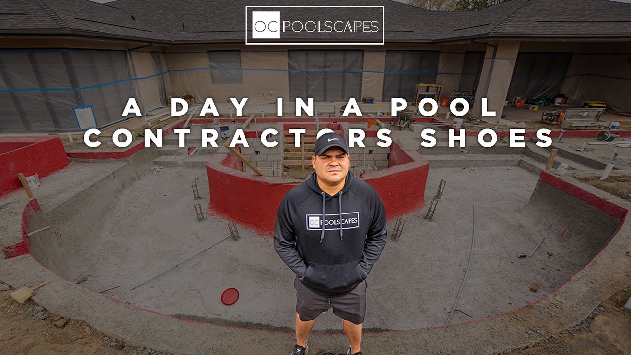DAY IN THE LIFE OF A POOL CONTRACTOR | OC Poolscapes | VLOG #001 - YouTube