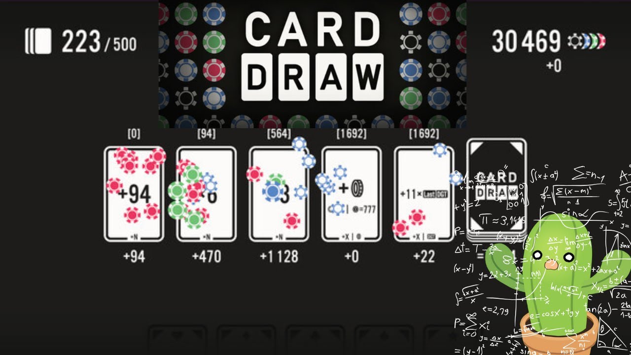 This Roguelike Deckbuilder is for Math Geeks Only! [ Cactus Plays Card Draw] - YouTube