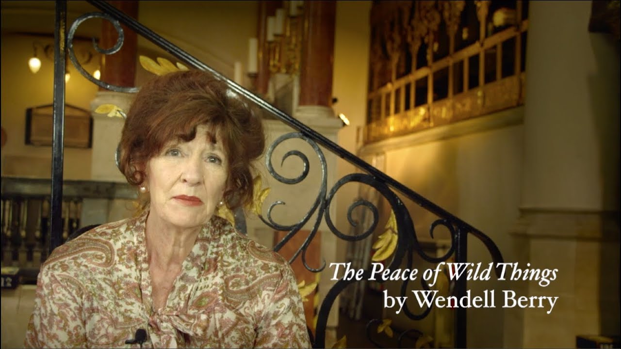 Penelope Goddard reads The Peace of Wild Things by Wendell Berry - YouTube