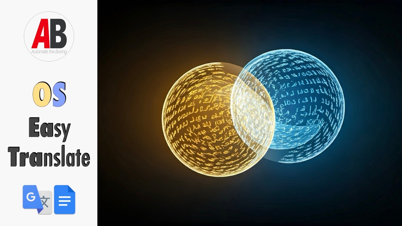 Seamlessly Translate Text in Google Docs with OneScript - YouTube