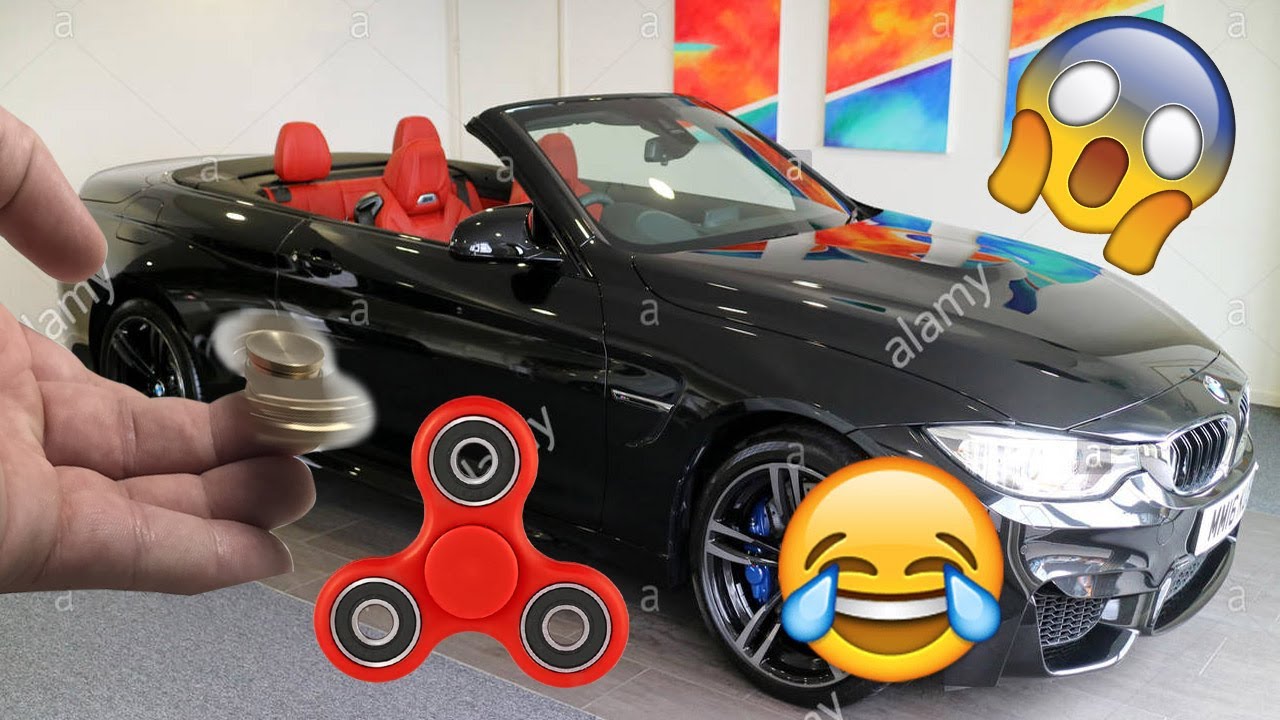 1000mph Fidget Spinner On Parents BMW!!!! (OOPS) (BUSTED) - YouTube