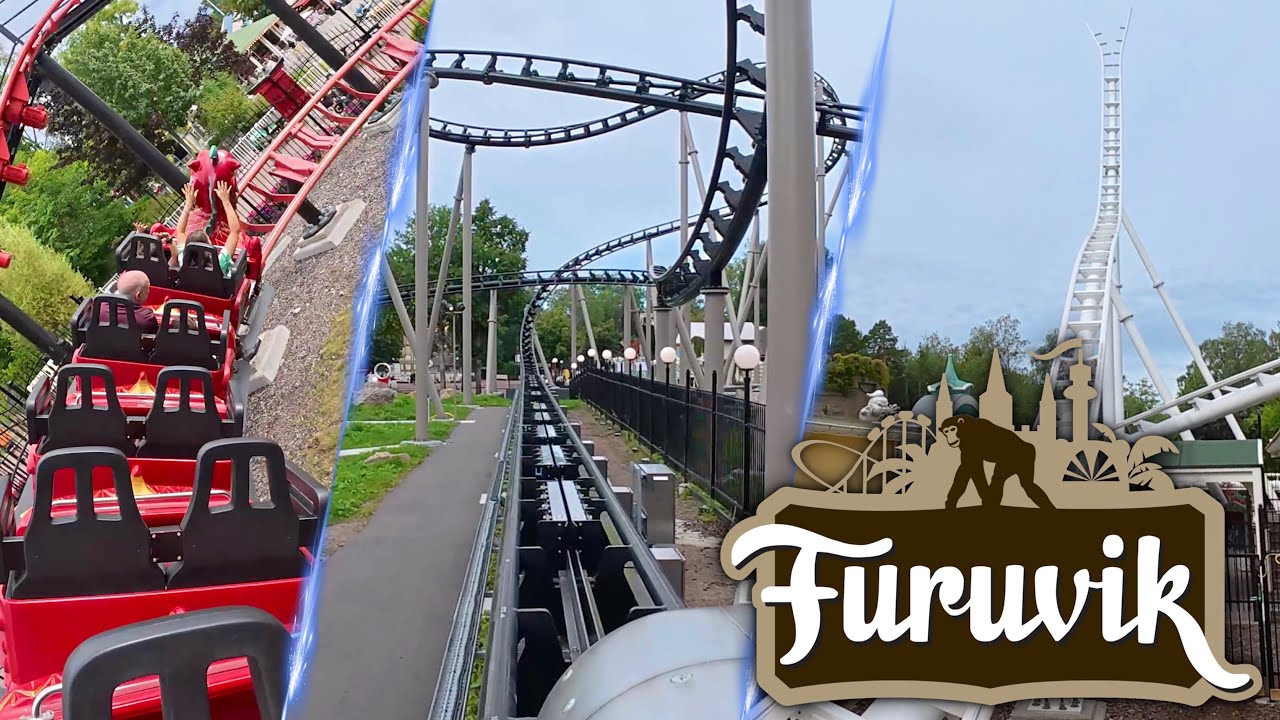 All Roller Coasters at Furuvik 🇸🇪 - YouTube