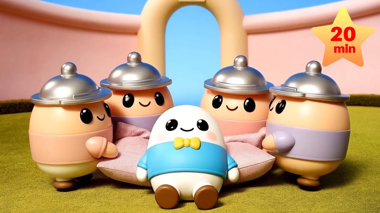 Humpty Dumpty + More Nursery Rhymes & Kids Songs | Pom-Pom Crew - YouTube