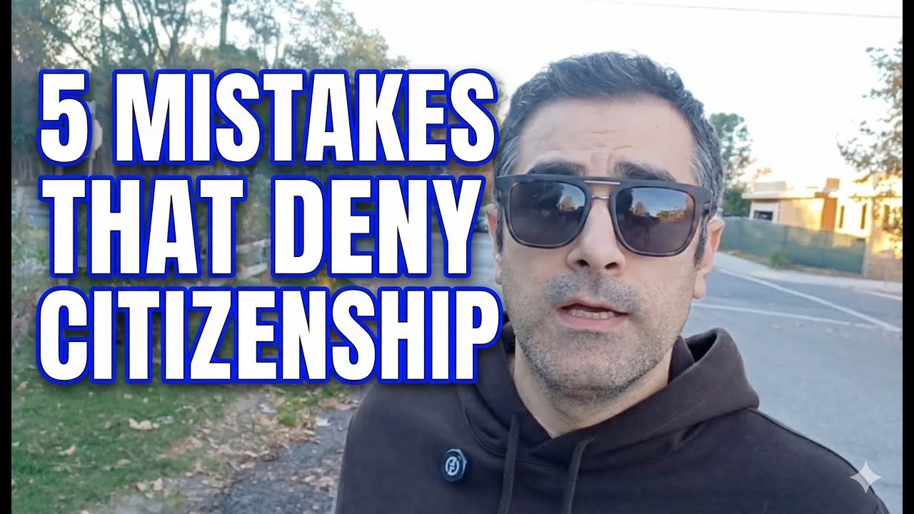 5 Critical Mistakes That Will DENY Your US Citizenship in 2026 (Avoid ...
