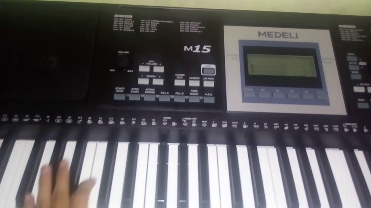 Meu Teclado Medeli M15 - YouTube