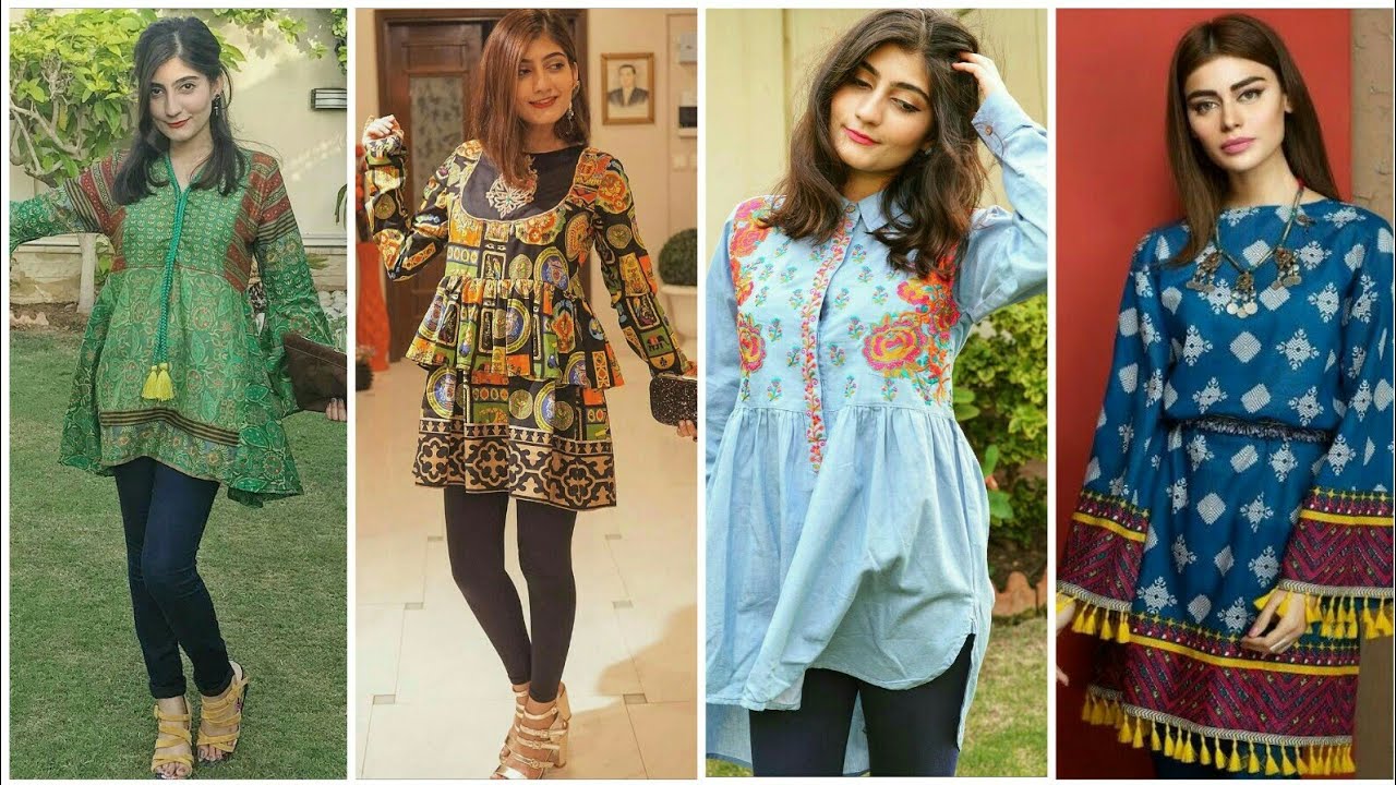Ideas To Wear Long Tops ||Tops Designs||Summer Fashion Kurti Designs ...