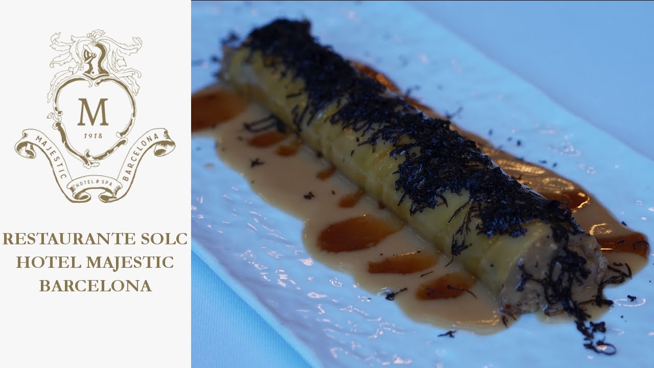 RESTAURANTE SOLC EN EL HOTEL MAJESTIC DE BARCELONA - YouTube