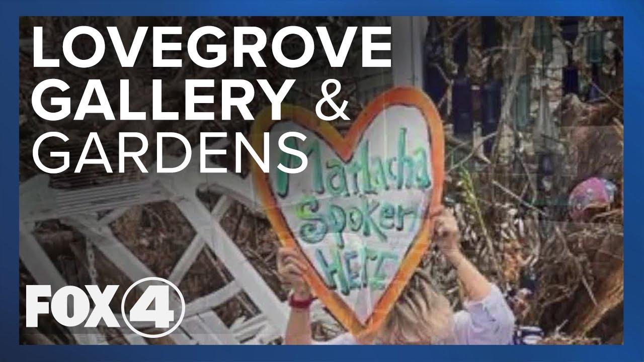 Lovegrove Gallery & Gardens after Hurricane Ian - YouTube