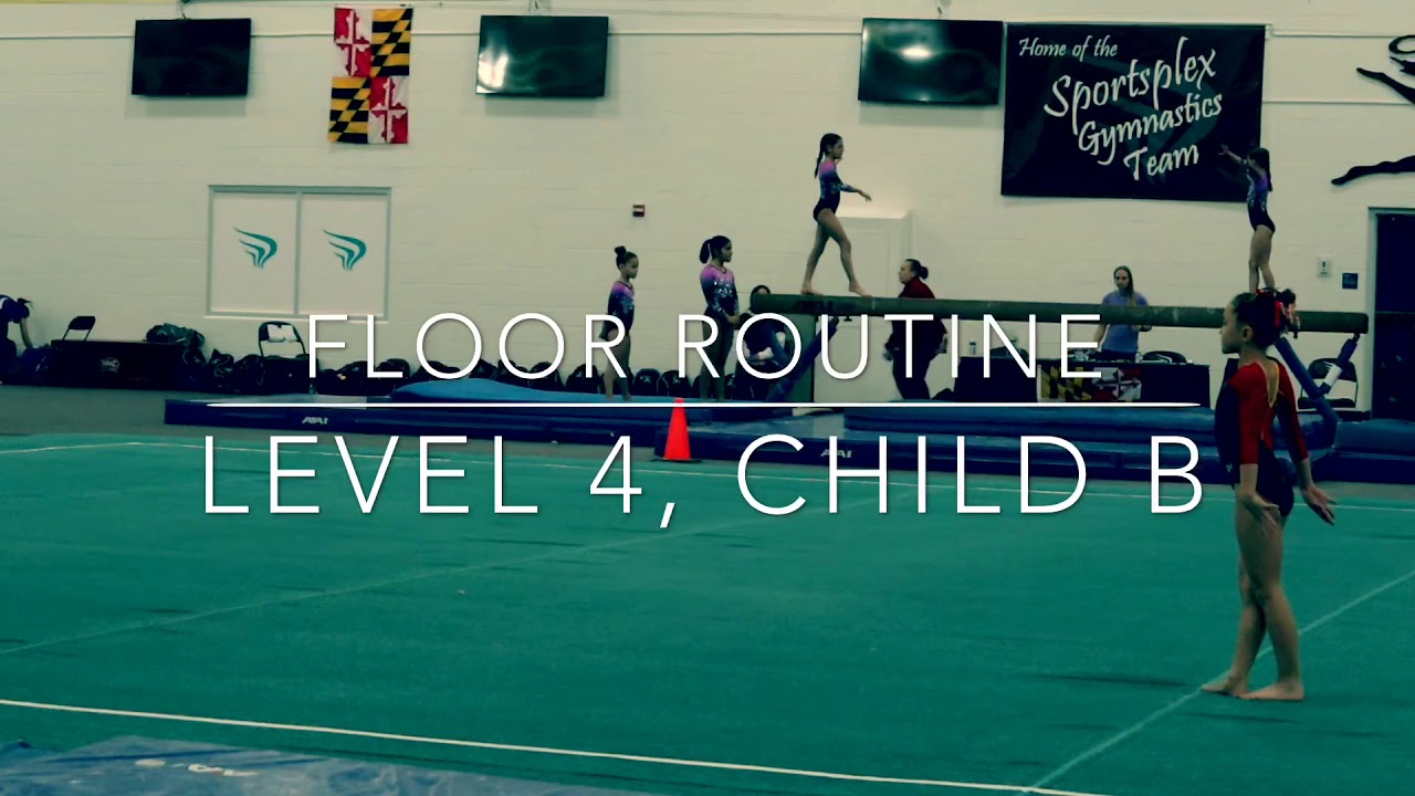 Gymnastics Level 4- FLOOR ROUTINE FIRST PLACE/ Delaney Wilson - YouTube