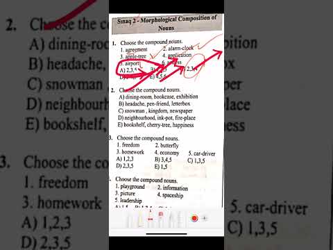 N.Nəcəf 250 sınaq test toplusu (sınaq 1,2,3 izahı ) mövzu:Noun