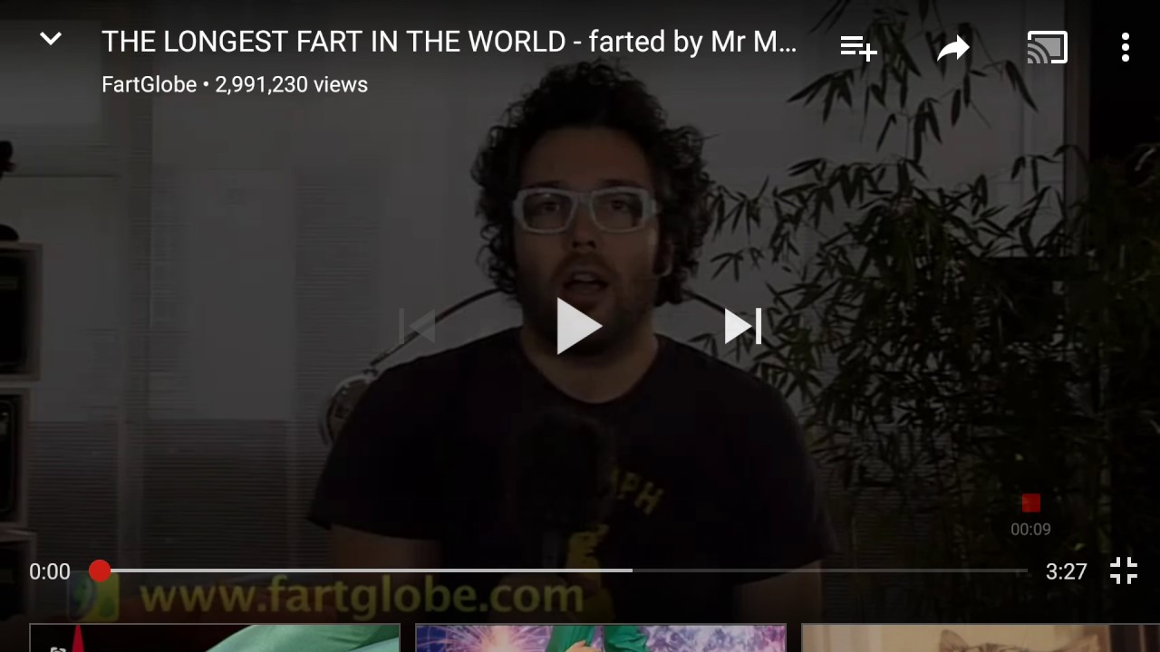 The man taking the longest fart ever - YouTube