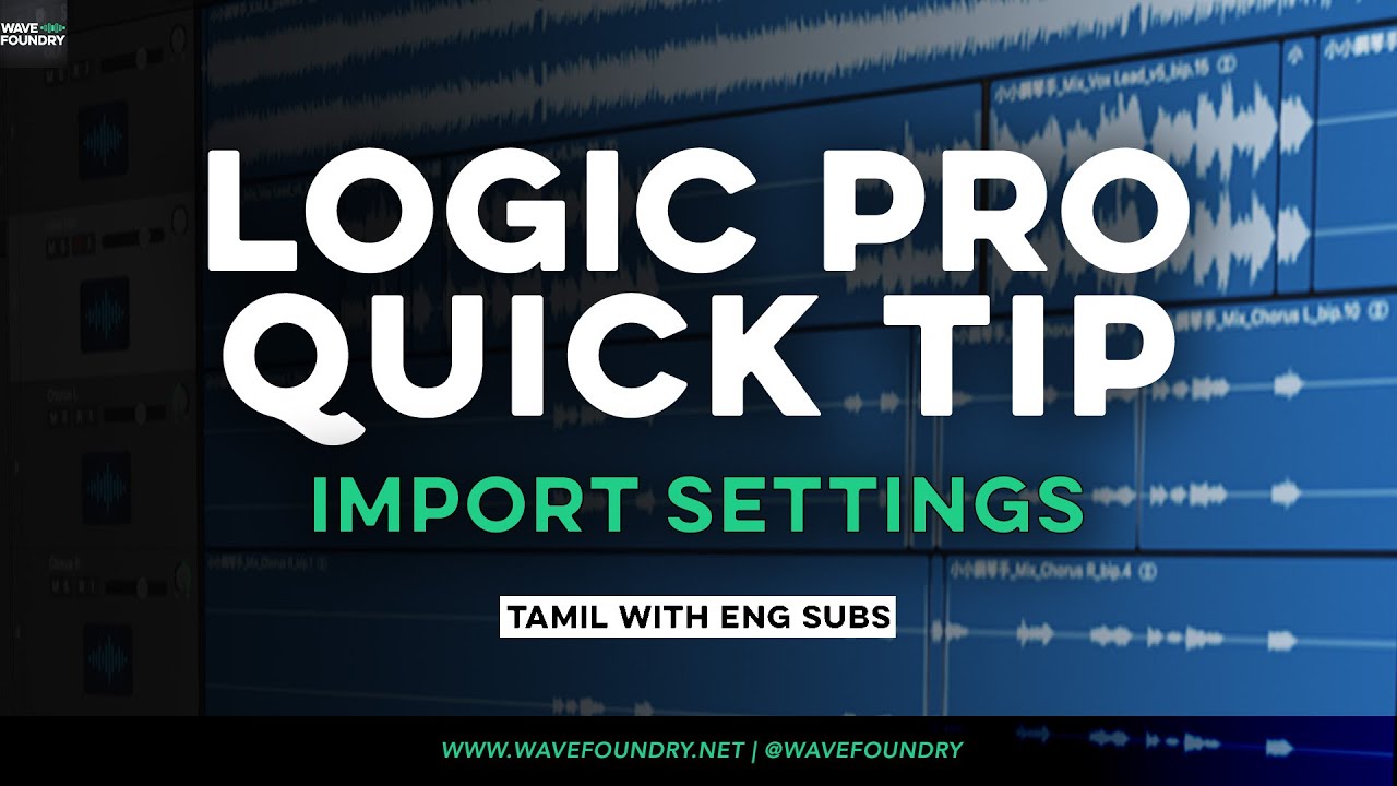 Quick and Cool Logic Pro Tip | Tamil with English Subs - YouTube