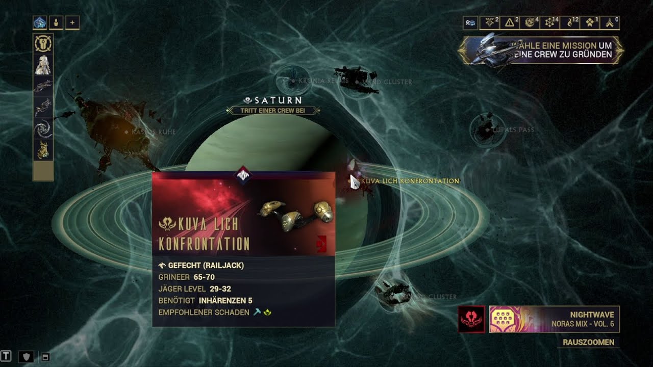 Warframe: Saturn Proxima - Kuva Lich Konfrontation (Railjack, Attentat ...