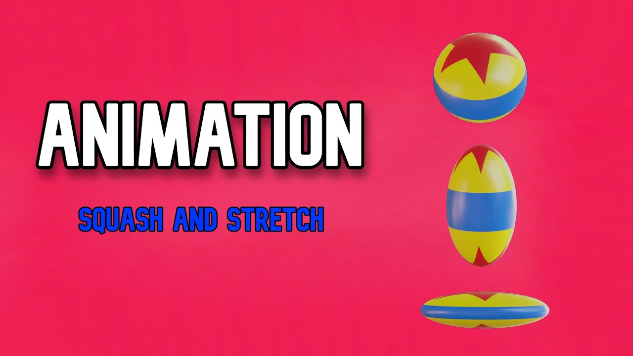 ⚽️🏀Animation in Blender Luxo's ball Squash and Streth. (Time Lapse)🏅 ...