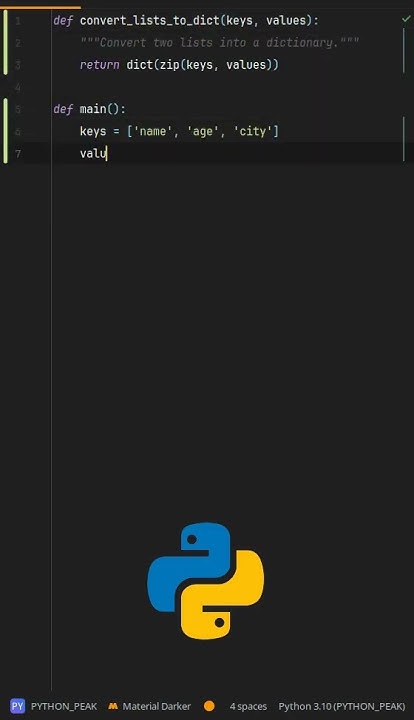 Whats the best way to convert lists to dictionaries? Convert Lists to Dictionaries Easily in ...
