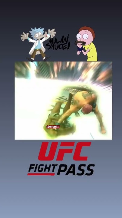 Dimensional Knockout Shorts Ufc Fight Rickandmorty Shortsvideo Youtube