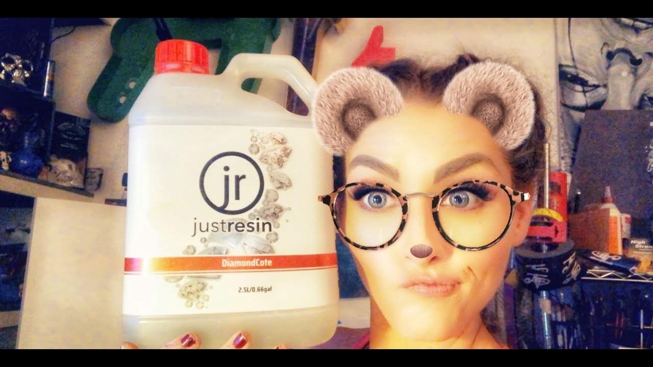 New Product Review!!! Just Resin Diamond Cote Resin - YouTube