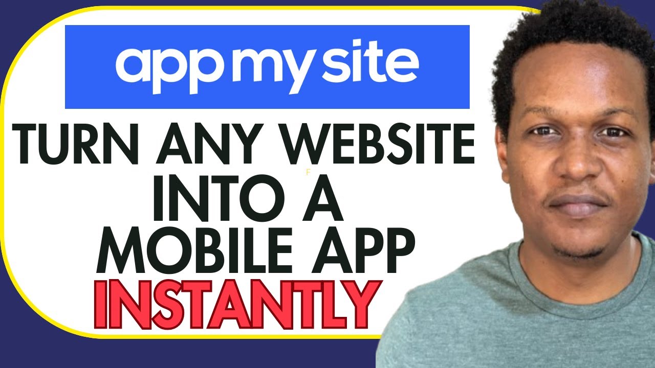 TURN YOUR WEBSITE INTO AN APP IN SECONDS( Apppmysite Tutorial Step By ...