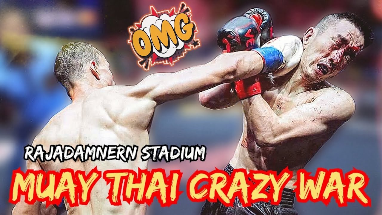 Muay Thai Crazy War At RWS Rajadamnern Stadium Jeremy Vs Shinnosuke ...