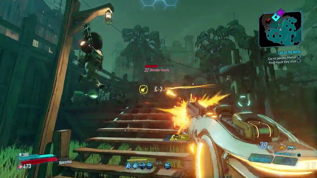 Borderlands 3 - Chapter 12 Lair of the Harpy: Reach Jakob Estate ...