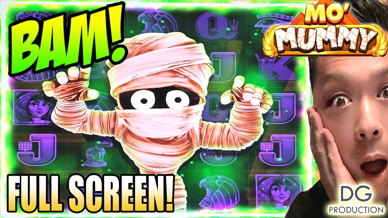 😱OMG! WE GOT IT FULL SCREEN BONUS MO MUMMY PAY BIG MONEY SLOT ...